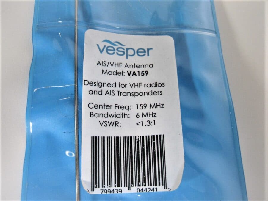 Vesper VA159 - Stainless Steel Marine AIS / VHF Whip Antenna - Free Shipping - Max Marine ...