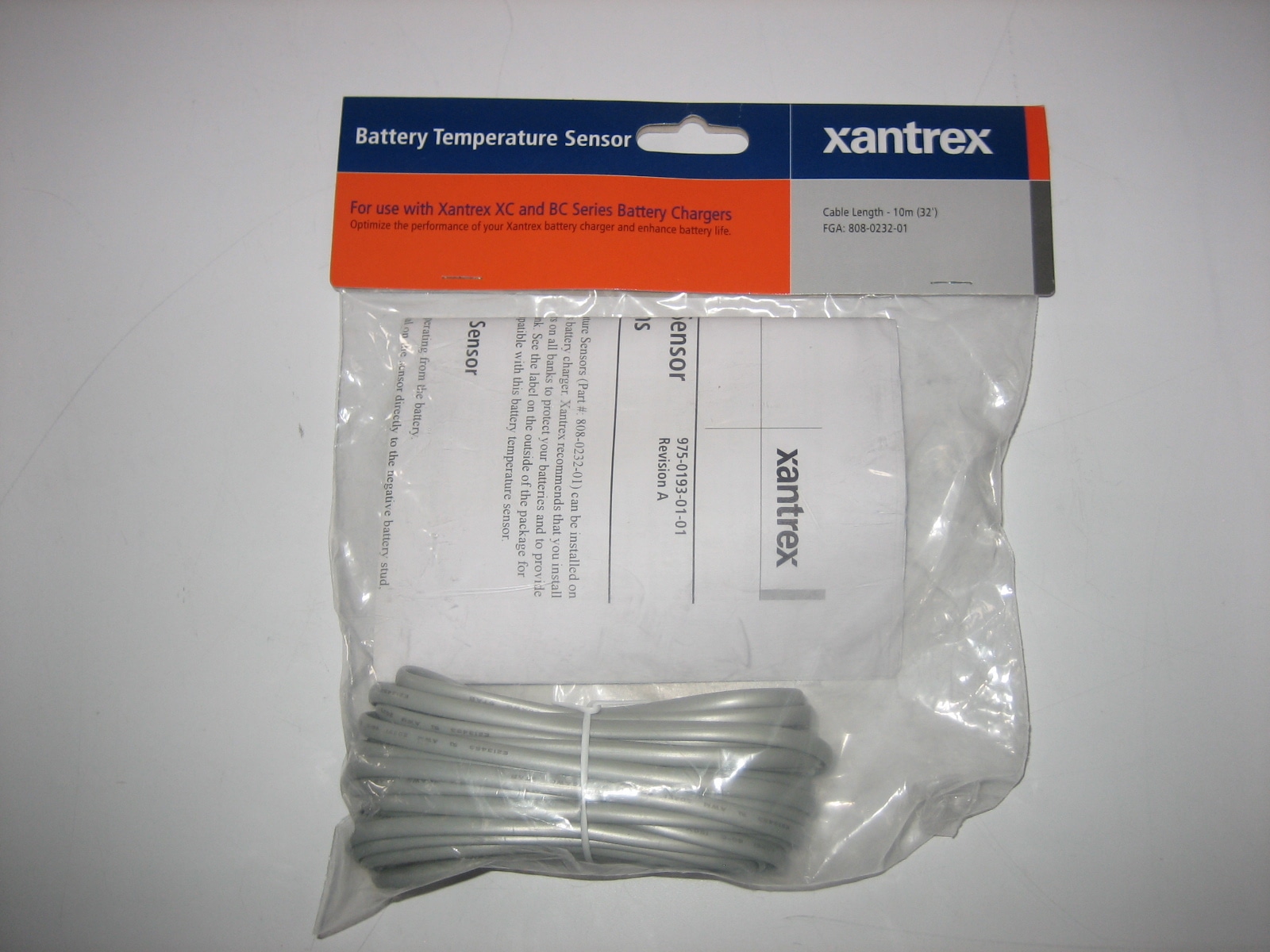 Xantrex NEW Battery Temperature Temp Sensor f/XC & BC Series Charger ...