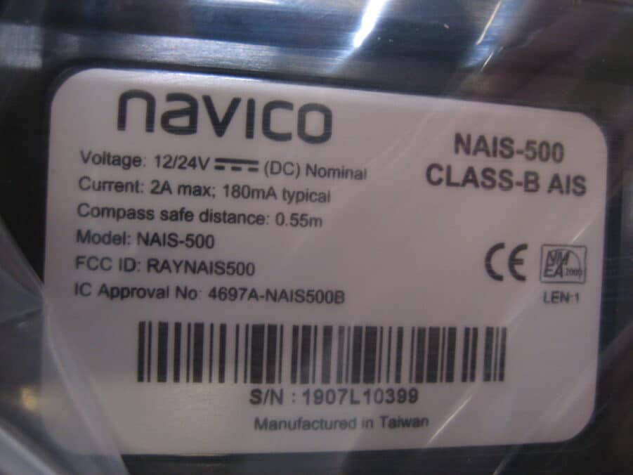 Navico Simrad NAIS 500 Black Box Class B AIS Transceiver w/FREE GPS-500 ...