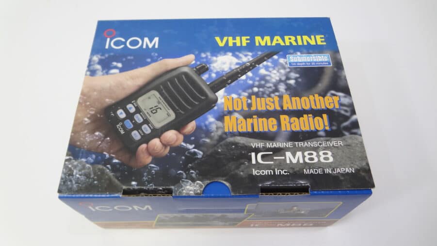 Icom IC-M88 Wireless Submersible Two-Way VHF Marine Transceiver Unit New In Box - Max Marine ...