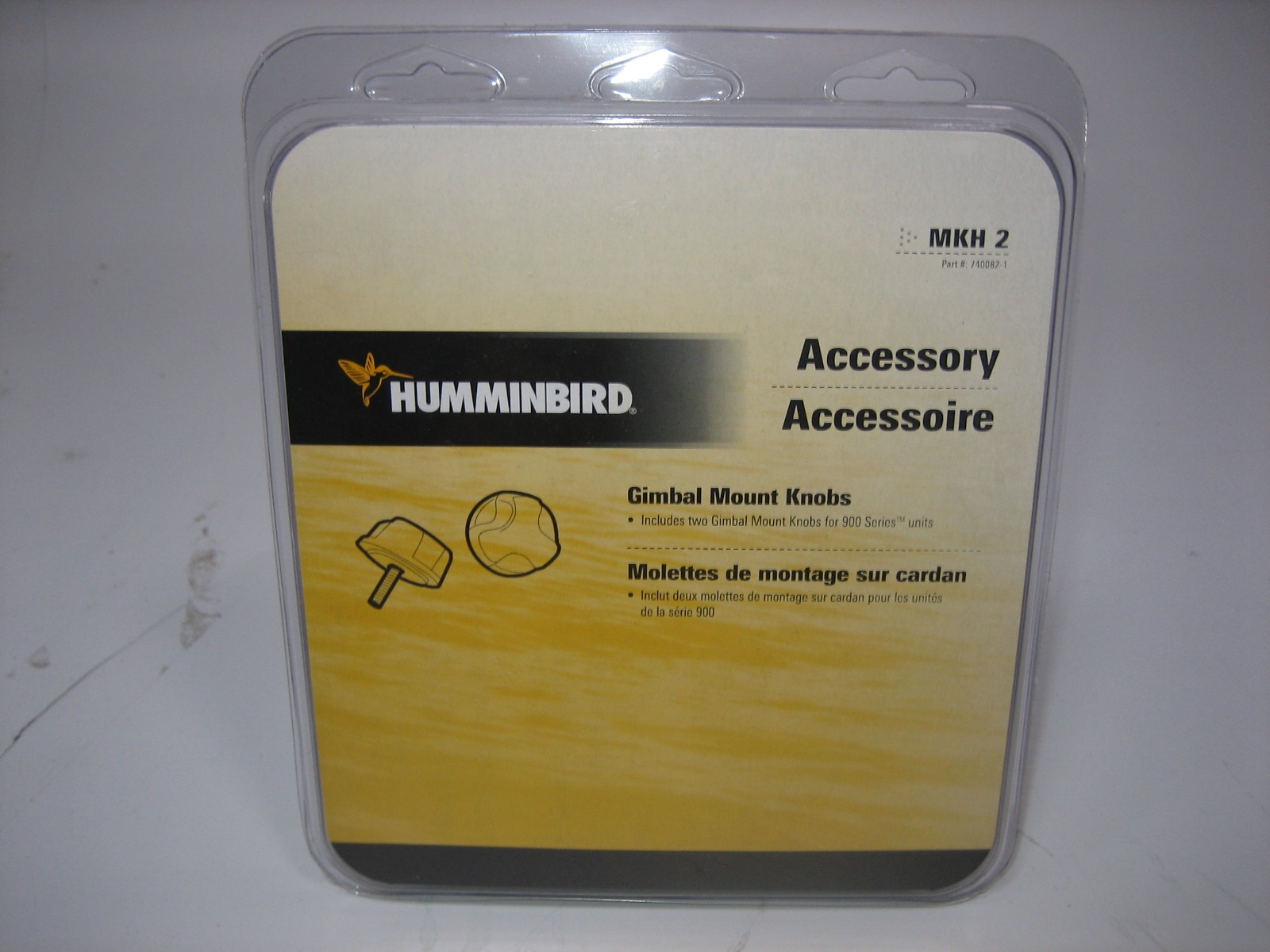 Humminbird MKH 2 740082-1 Gimbal Mount Knobs Set for ICE Flasher 800 ...