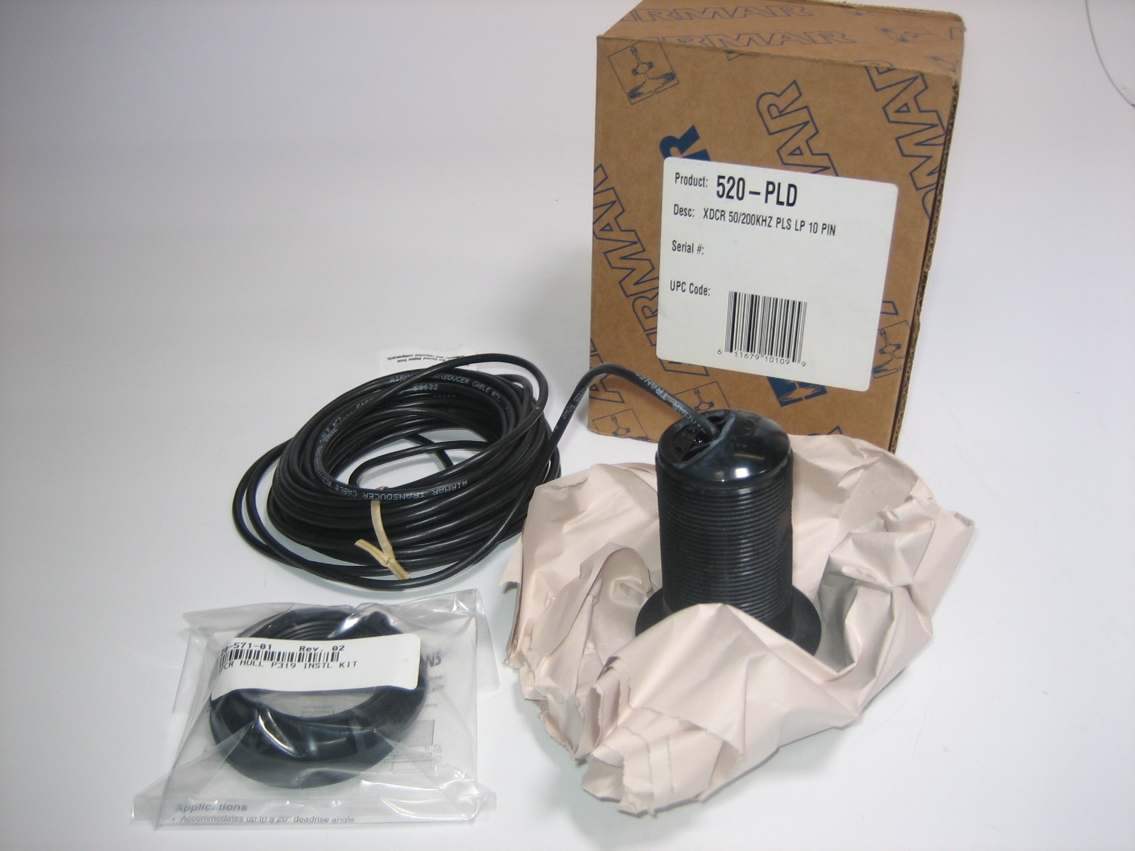 Furuno 520-PLD 10-pin Thru-Hull Plastic Transducer for DFF1 1871f TZT2 etc *NEW* - Max Marine ...