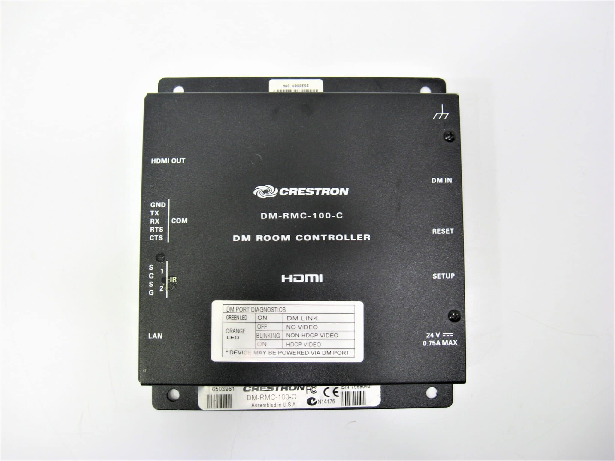 Crestron DM Room Controller DM-RMC-100-C - Used - Free US Shipping ...