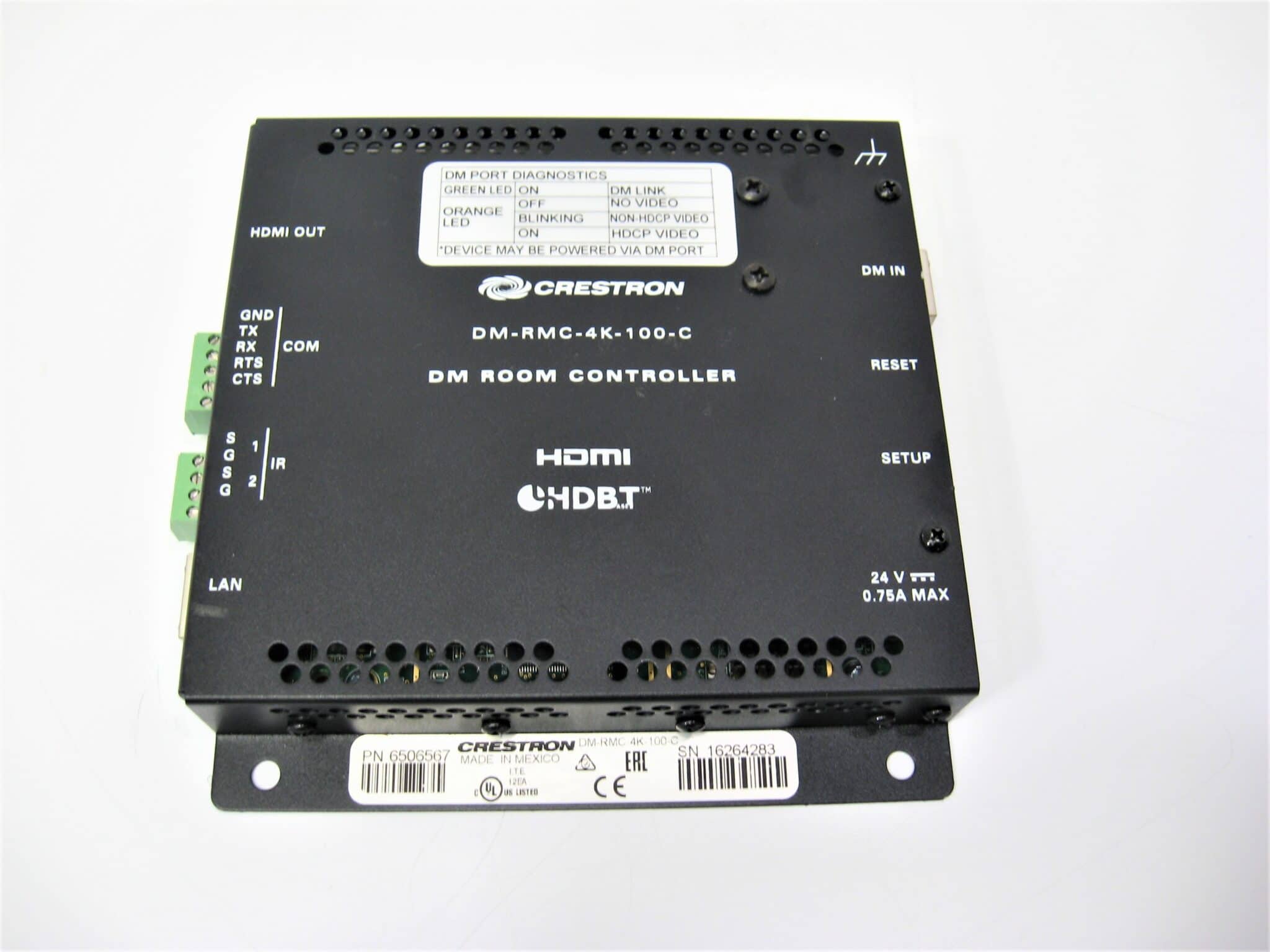 Crestron DM Room Controller DM-RMC-4K-100-C Good Cond* Free US Shipping ...