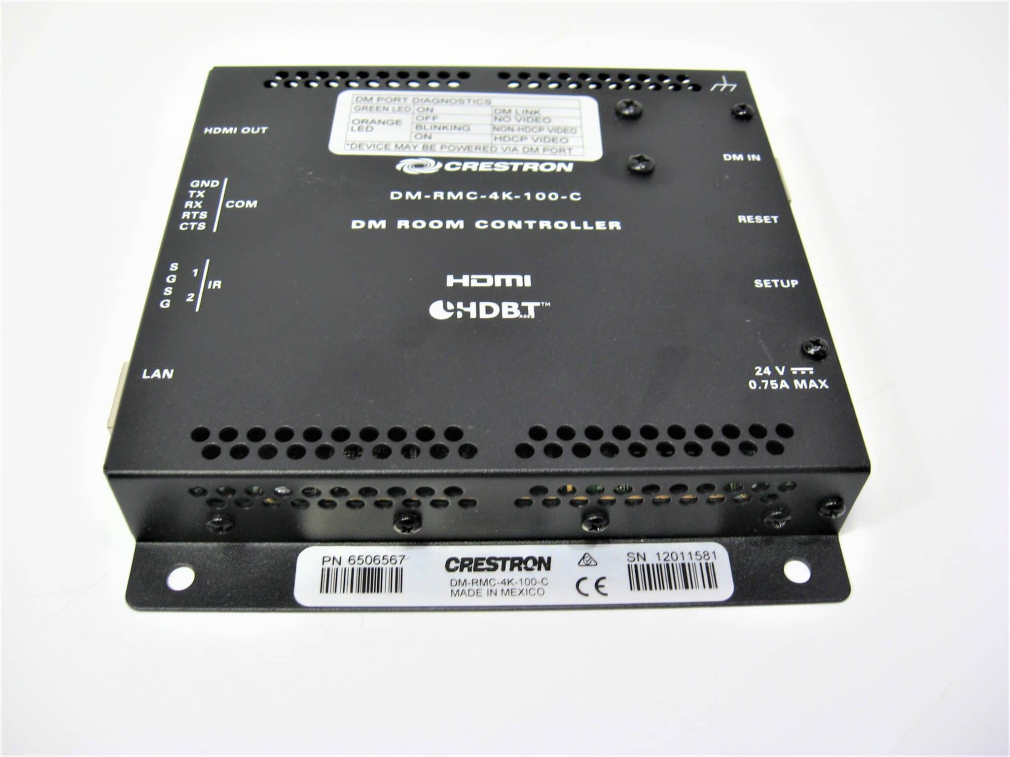 Crestron DM Room Controller DM-RMC-4K-100-C -Good Condition- Free US ...