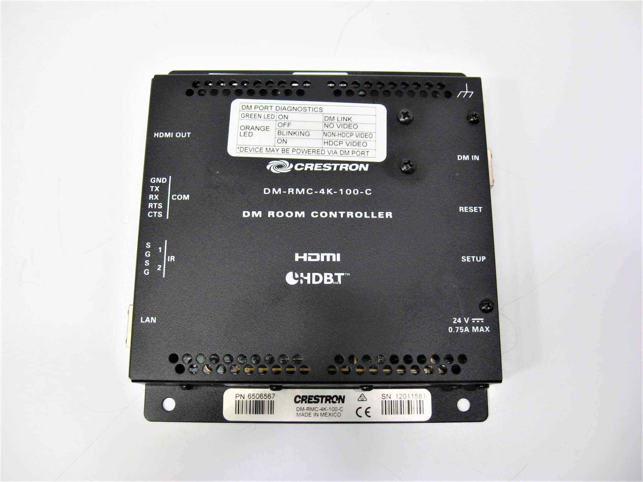 Crestron DM Room Controller DM-RMC-4K-100-C -Good Condition- Free US ...