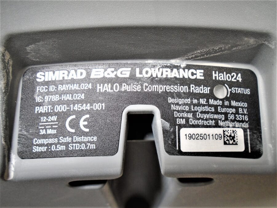 Simrad/Lowrance/B&G Halo 24 Radar Dome W Cables - Good Cond - Max ...