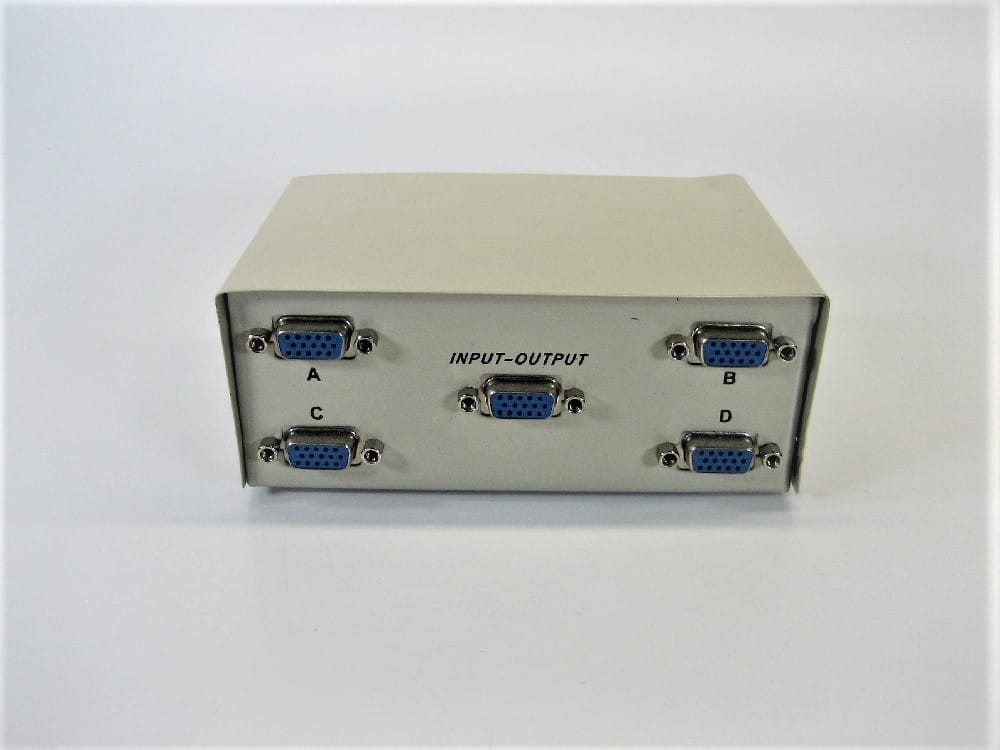 4-Way Manual Data Transfer Switch Box - ABCD - Used - Free Shipping ...