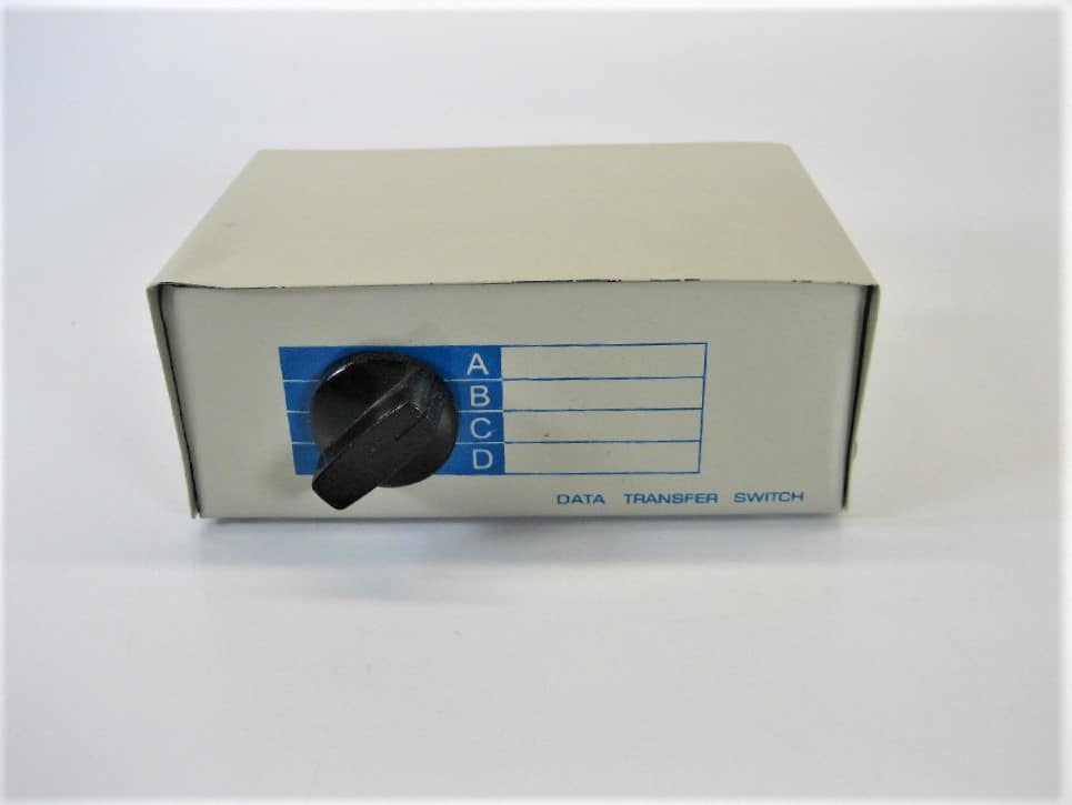 4-Way Manual Data Transfer Switch Box - ABCD - Used - Free Shipping ...