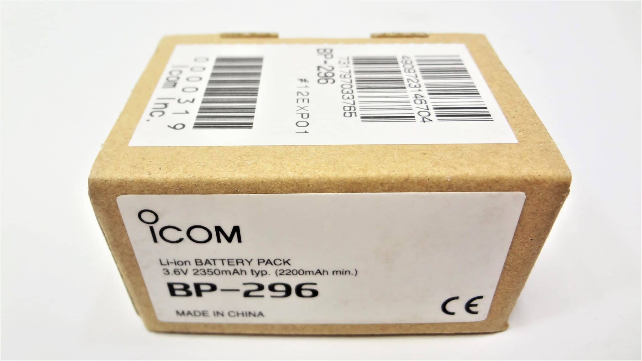 Icom BP-296 Li-Ion Battery Pack 3.6V 2350mHa For Icom IC-M37 Wireless ...