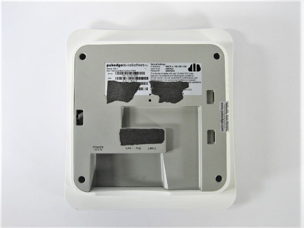 Pakedge - 802.11ac Dual Band Access Point - White - WK-1 - Used - Free ...
