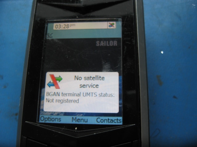 Sailor KVH FB250 Inmarsat FleetBroadband Working Antenna Replacement TT ...