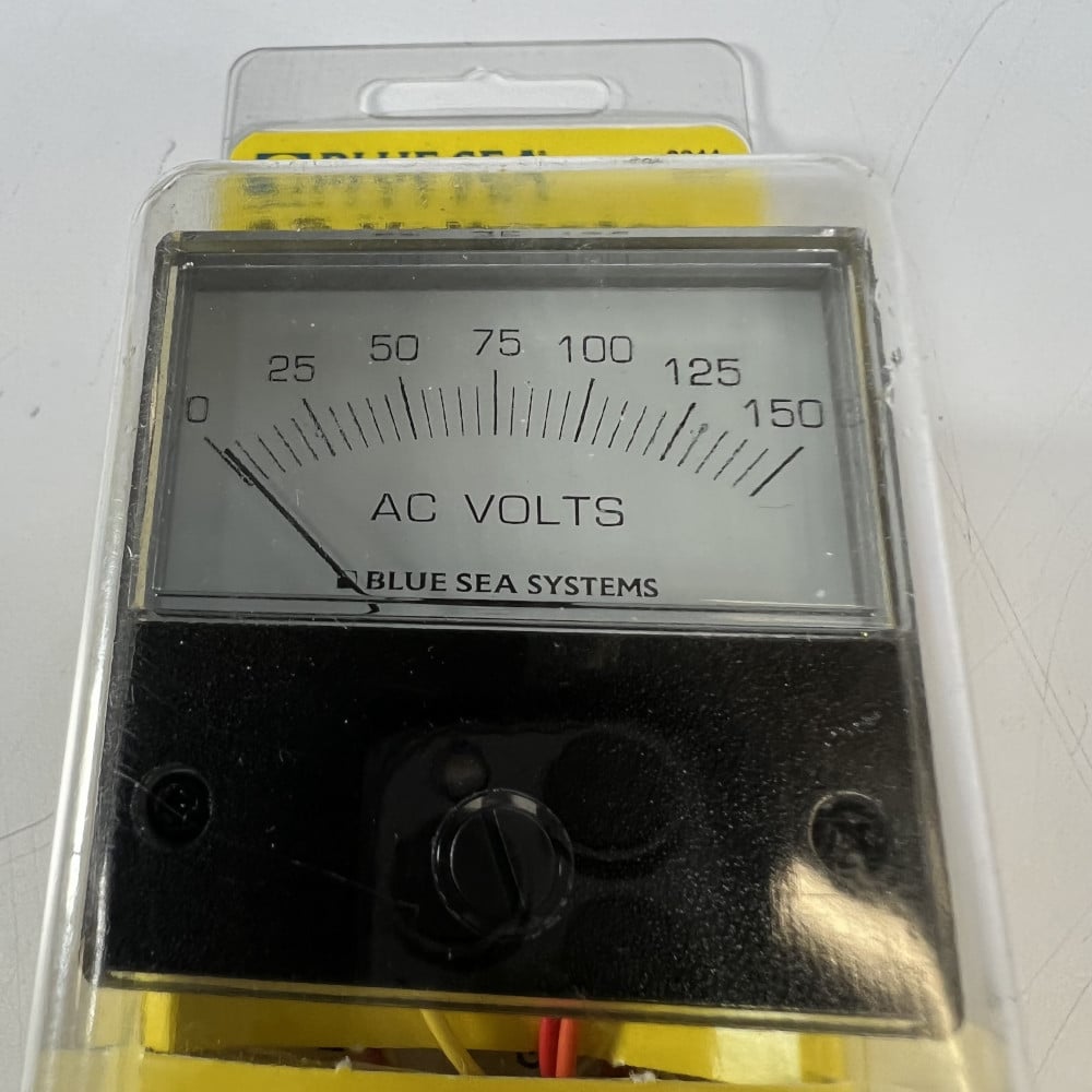 Blue Sea Systems 8244 AC Voltmeter 1-150 Volt Scale Range f/ 120vac ...