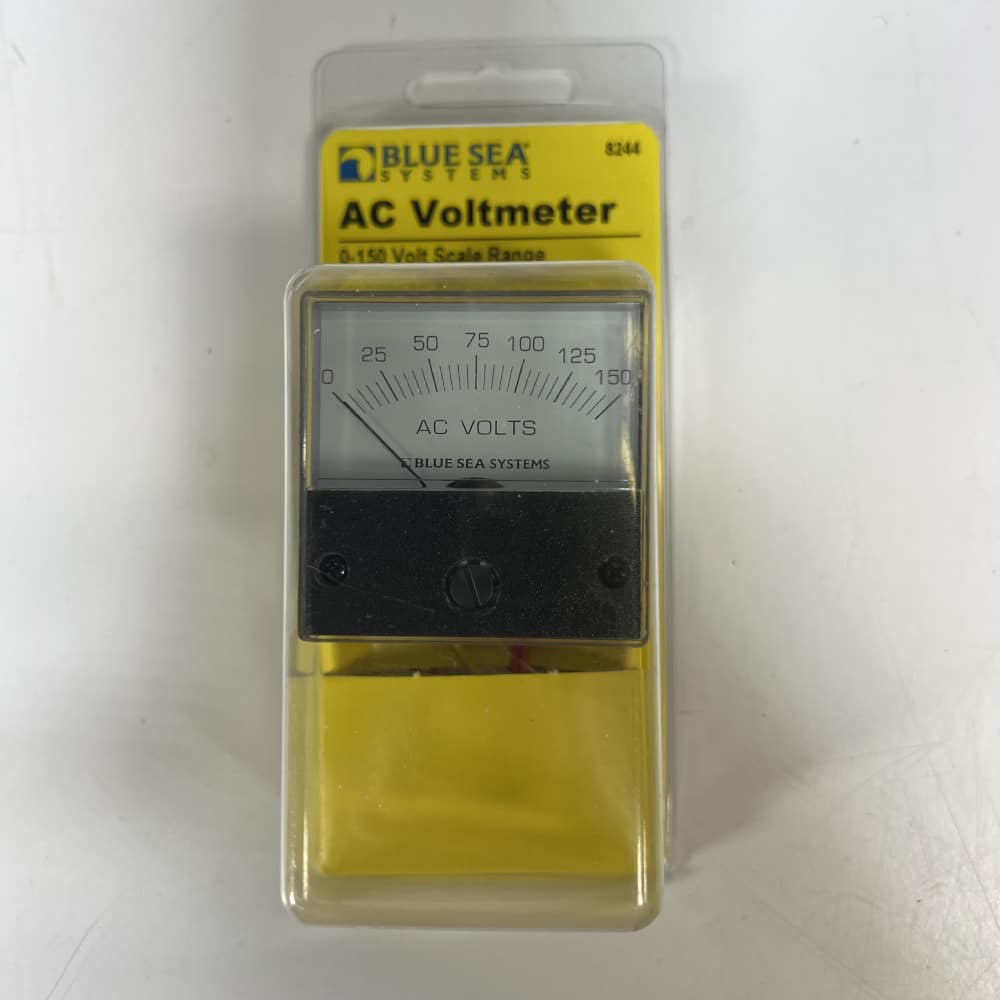Blue Sea Systems 8244 AC Voltmeter 1-150 Volt Scale Range f/ 120vac ...