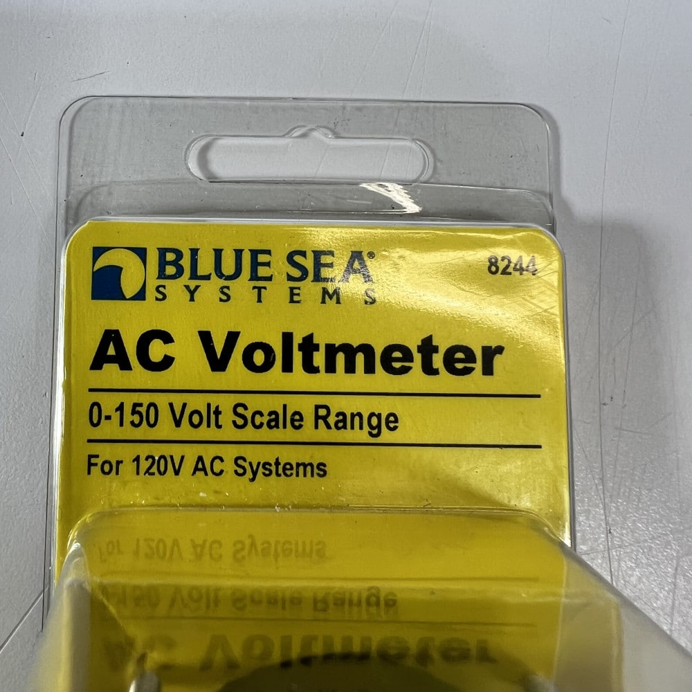 Blue Sea Systems 8244 AC Voltmeter 1-150 Volt Scale Range f/ 120vac ...