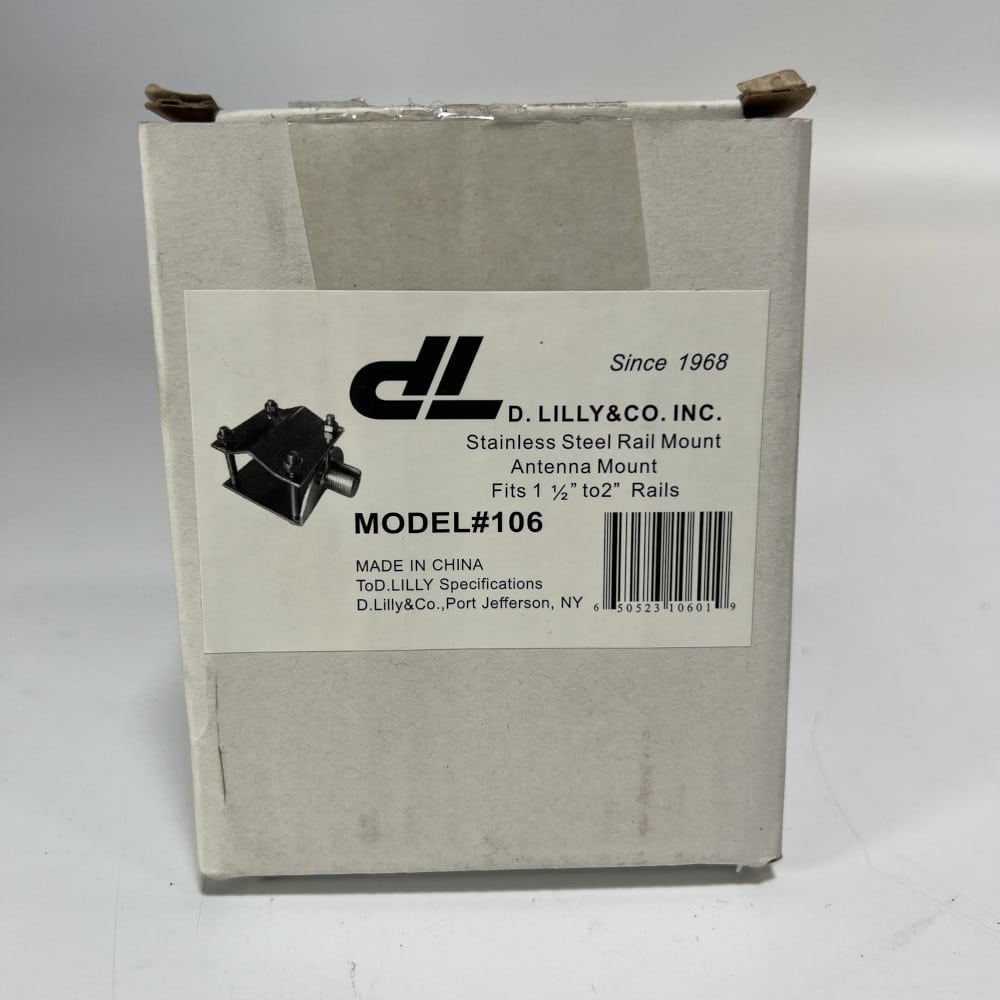D. Lilly 106 Stainless Steel Rail Mount f/ 1.5" - 2" Rail w/ Hardware ...
