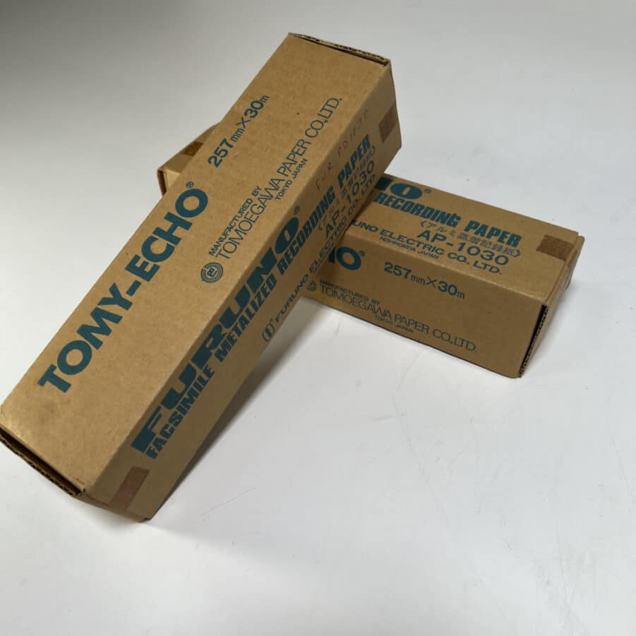 Set of 2 Furuno AP-1030 Facsimile Metalized Recording Paper (257MM X ...