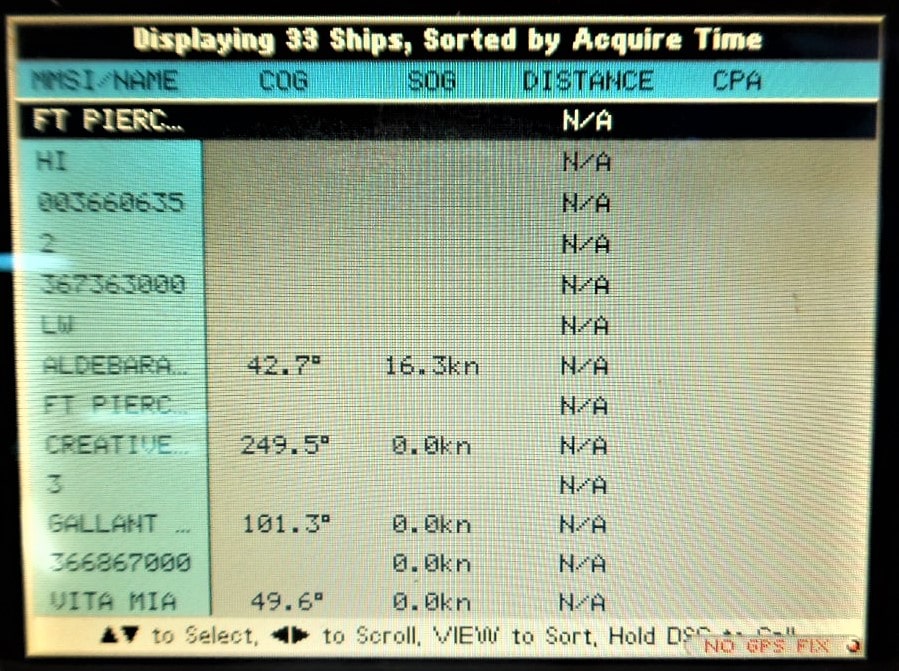 Simrad AI50 Class B AIS Transponder - Power On & Comm Test NO MMSI ...