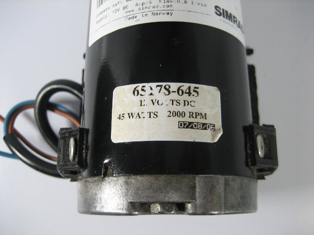 Simrad RPU80 Boat Autopilot Pump Reversible - 12VDC - PN2111837 -TESTED ...