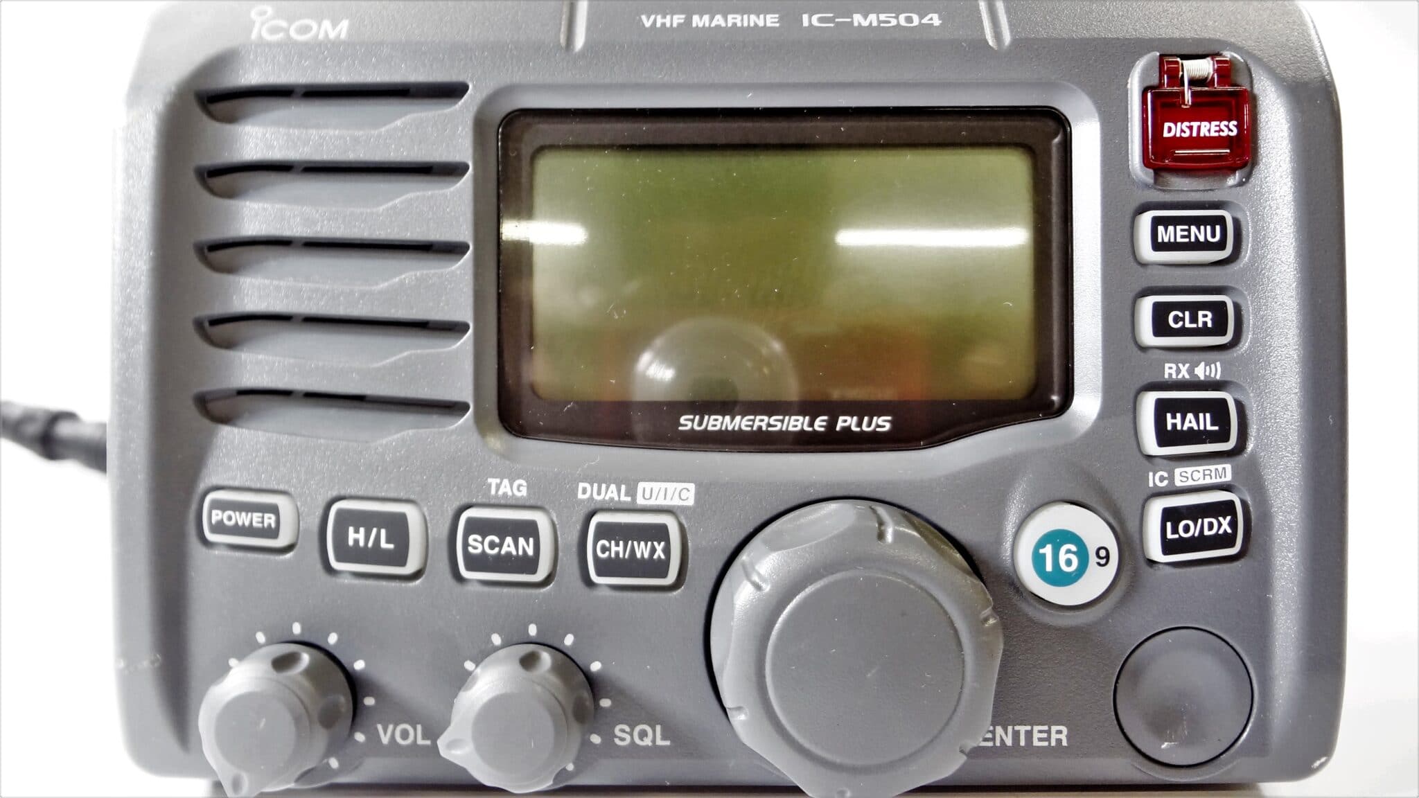 Icom IC-M504 Submersible Marine Fixed Mount VHF Radio Transceiver Unit ...