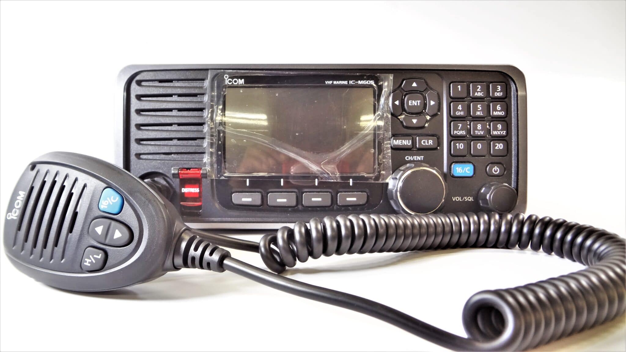 Icom IC-M605 Submersible Marine VHF Two Way Radio Transceiver Unit w ...