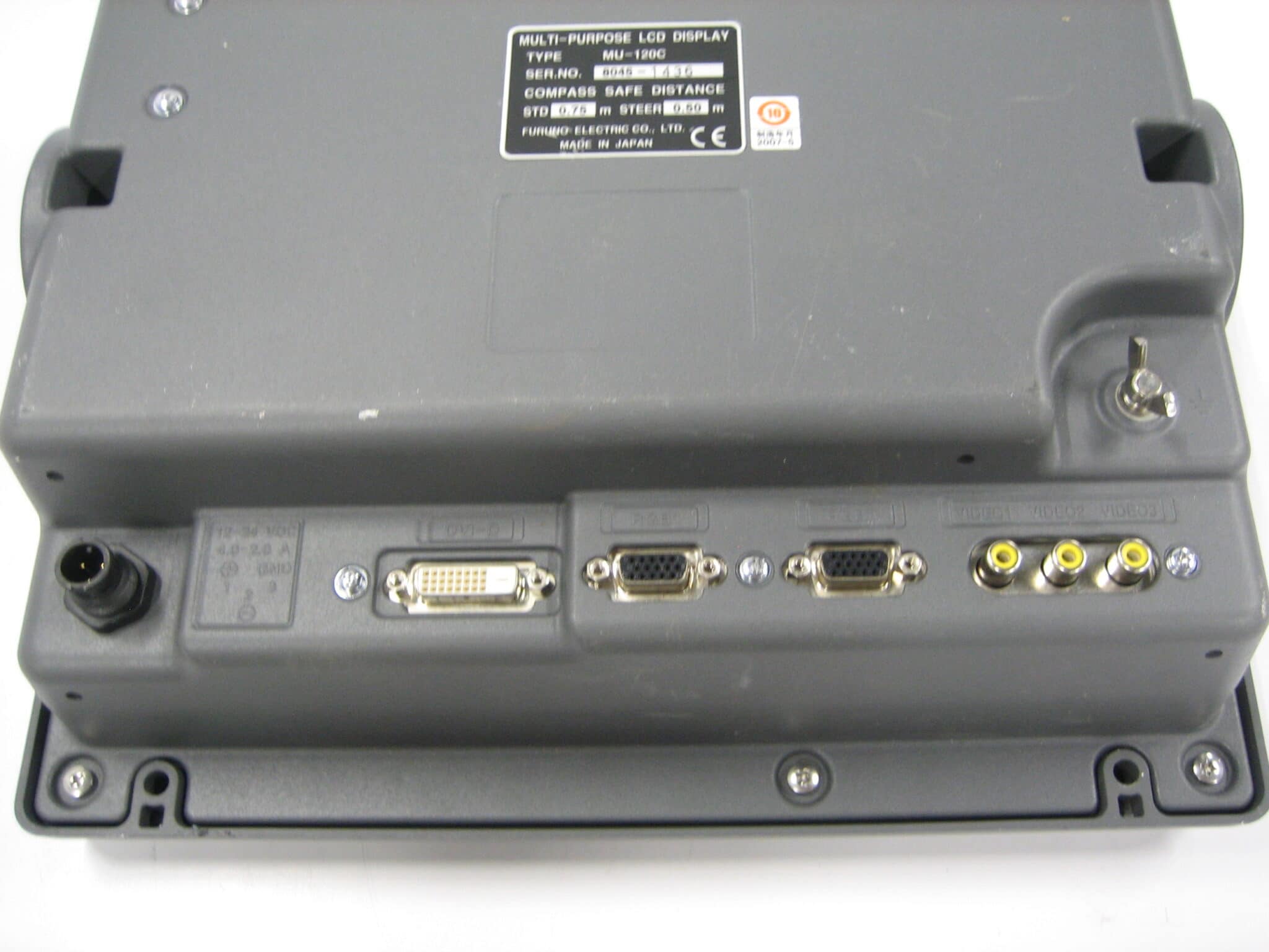 Furuno 12" MU-120c Color Sunlight Viewable Marine Monitor Display ...
