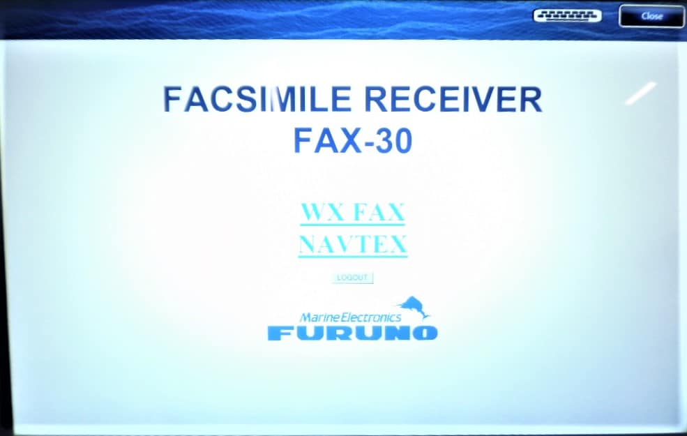 Furuno FAX-30 Weatherfax/Navtex Receiver w/ Power +Network Cables ...