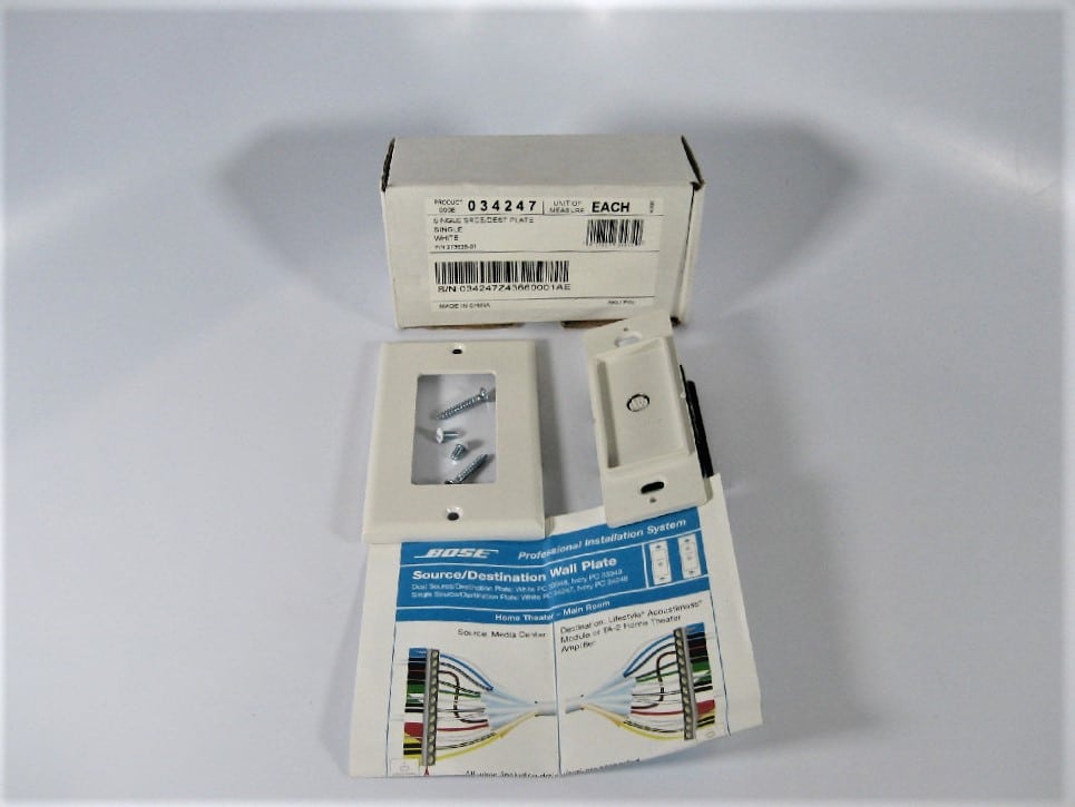 Bose - Single Source Destination Plate - White - PN273525-01 - New ...