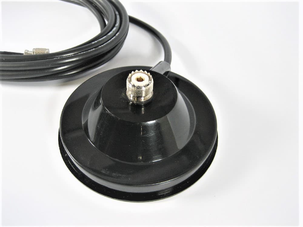 4" Magnetic Antenna Base Mount for CB/Ham Radio - New Open Box - Free ...