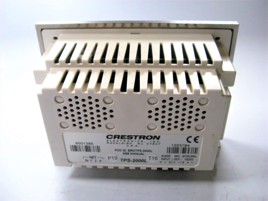 Crestron TPS-2000L In-Wall 5'' Touch Panel w/ Chrome Bezel * Free US ...