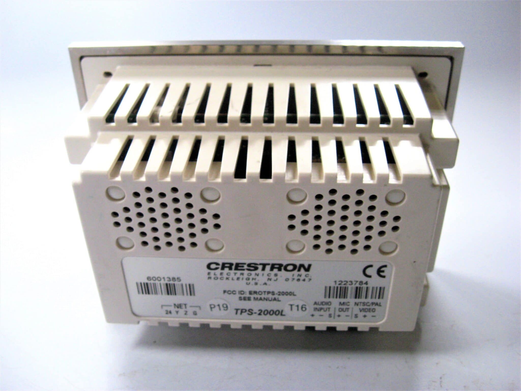 Crestron TPS-2000L In-Wall 5'' Touch Panel w/ Chrome Bezel * Free US ...