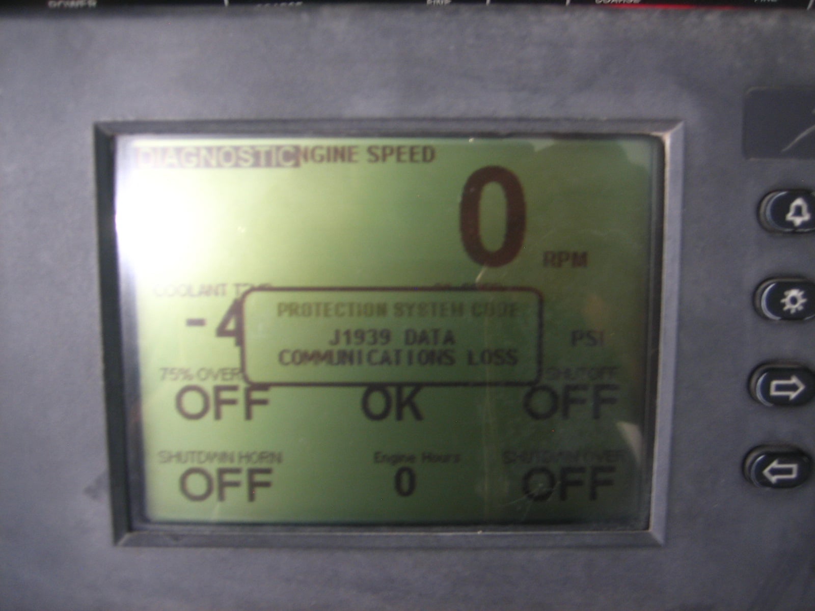 Caterpillar CAT MPD Marine Power Digital Display Working Condition 186 ...