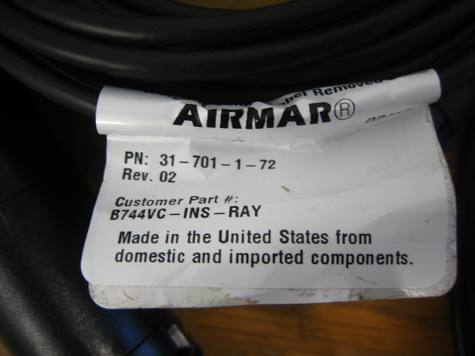 Airmar Raymarine B744VC-INS-RAY Replacement Insert for New Style B744V ...