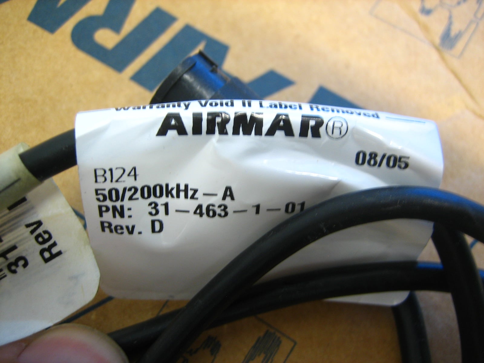 Airmar NEW B124 Long-Stem Bronze Thru-Hull Transducer for Raymarine c/e ...