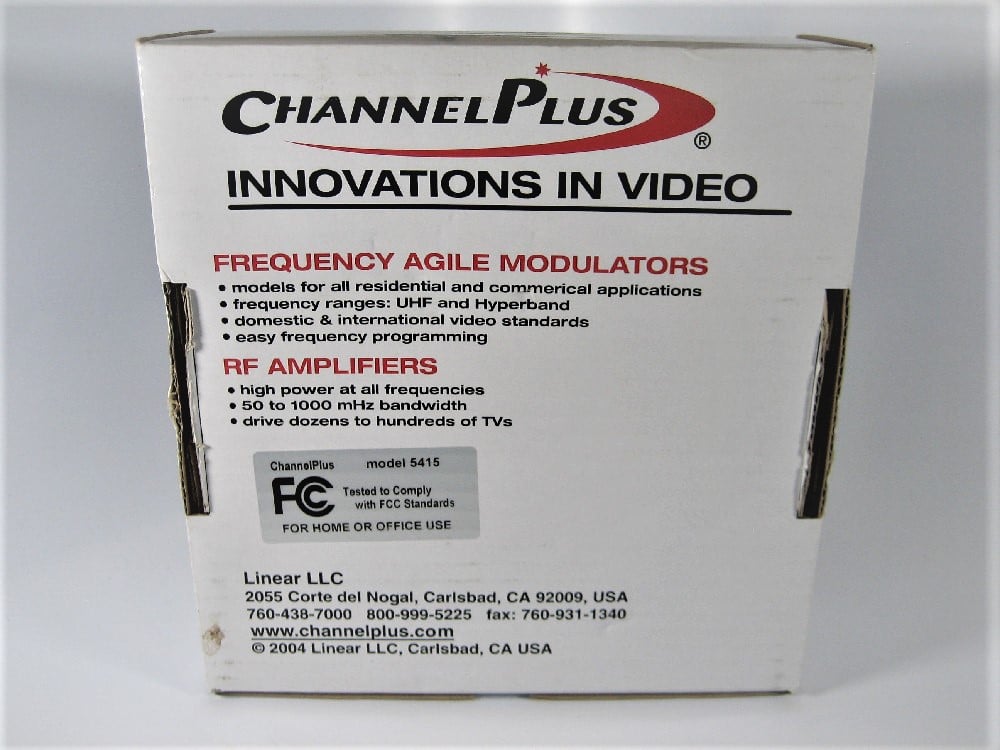 Channel Plus - Frequency-Agile Video Modulator - 5415 - New Open Box ...