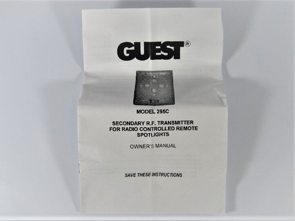 Guest - Spot Light/Search Light Transmitter - 295C - 18ft Range - New ...