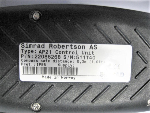 Simrad AP21/PN-22086268/Handheld Autopilot Control Head-90 Day Warranty ...