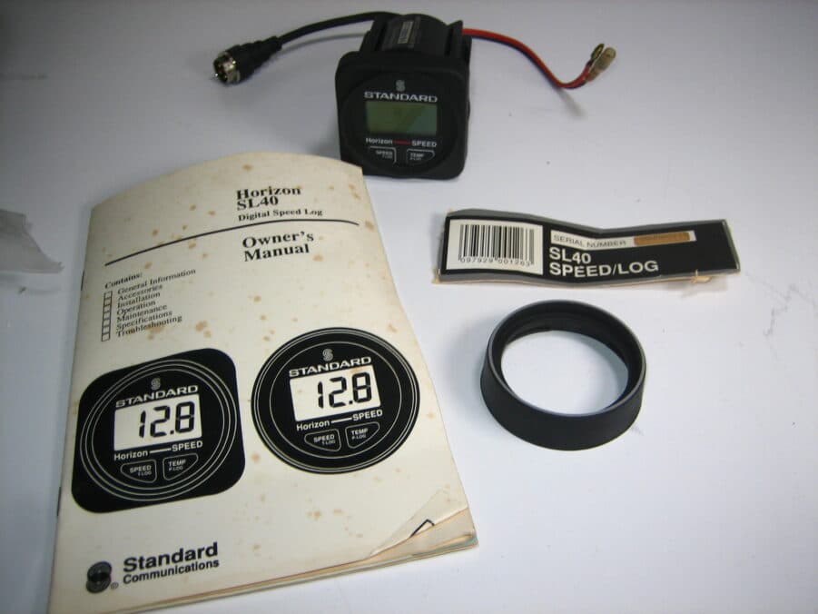 Standard Horizon Digital Speed Log SL40 *NEW OLD STOCK* - Max Marine ...