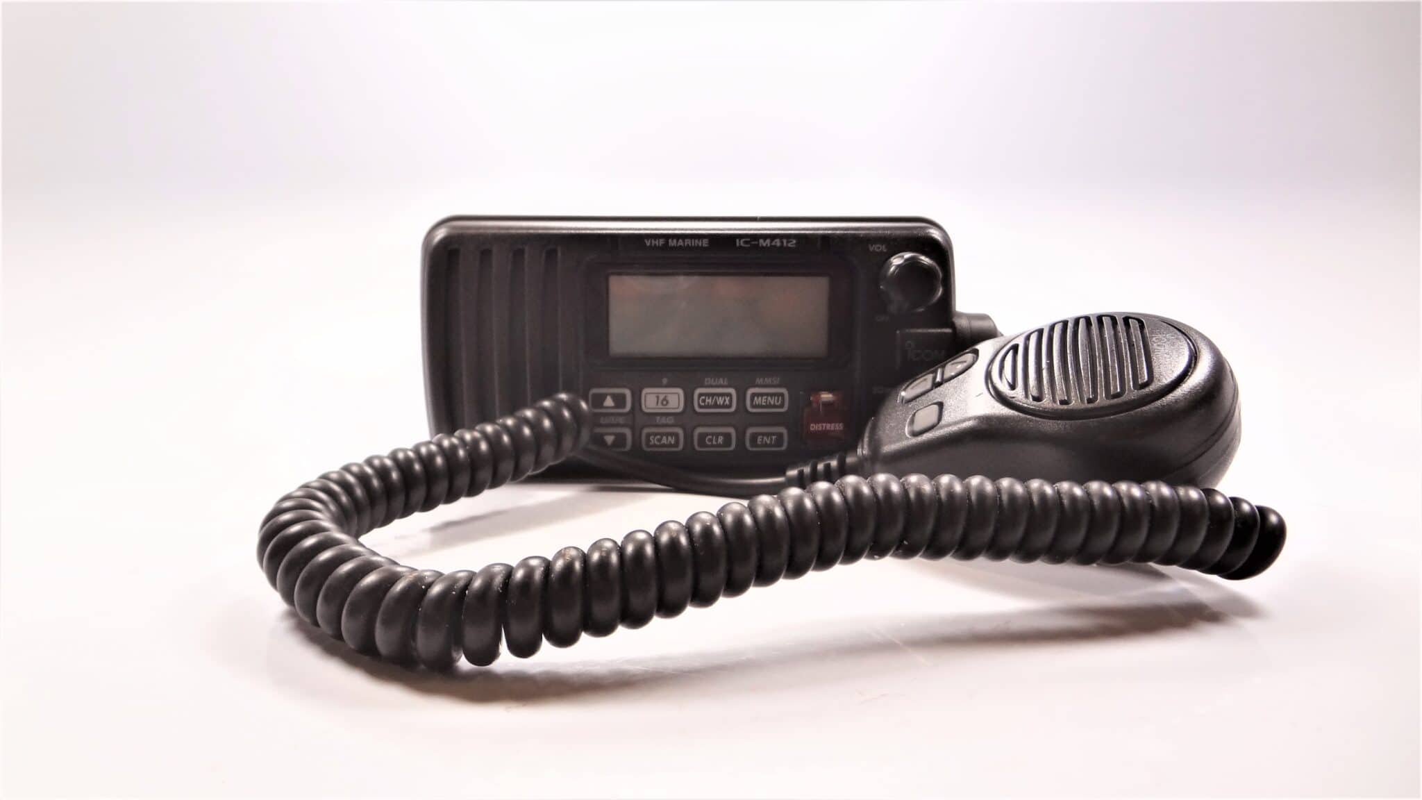 Icom IC-M412 Submersible VHF Marine Radio Transceiver Unit w/ HM-164B ...