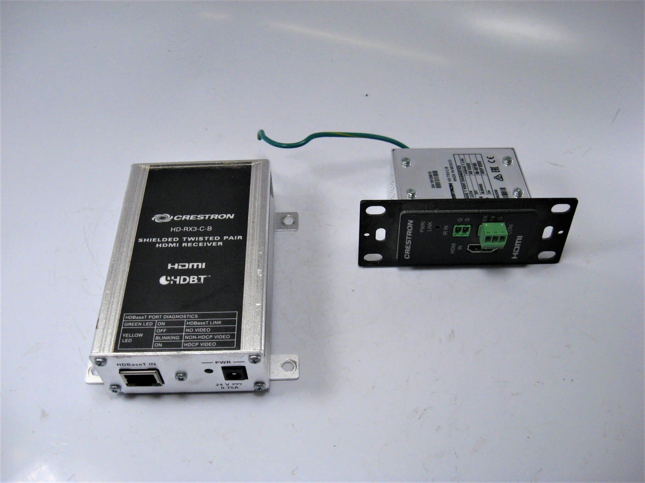 Crestron HD-RX3-C-B & HD-TX3-C-B Twisted Pair HDMI Receiver ...