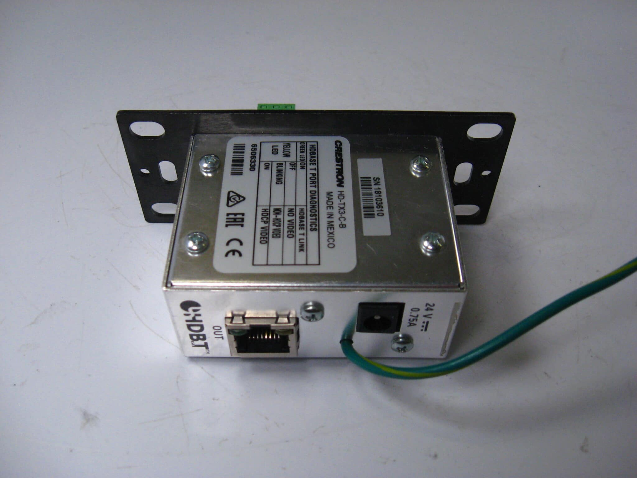 Crestron HD-RX3-C-B & HD-TX3-C-B Twisted Pair HDMI Receiver ...