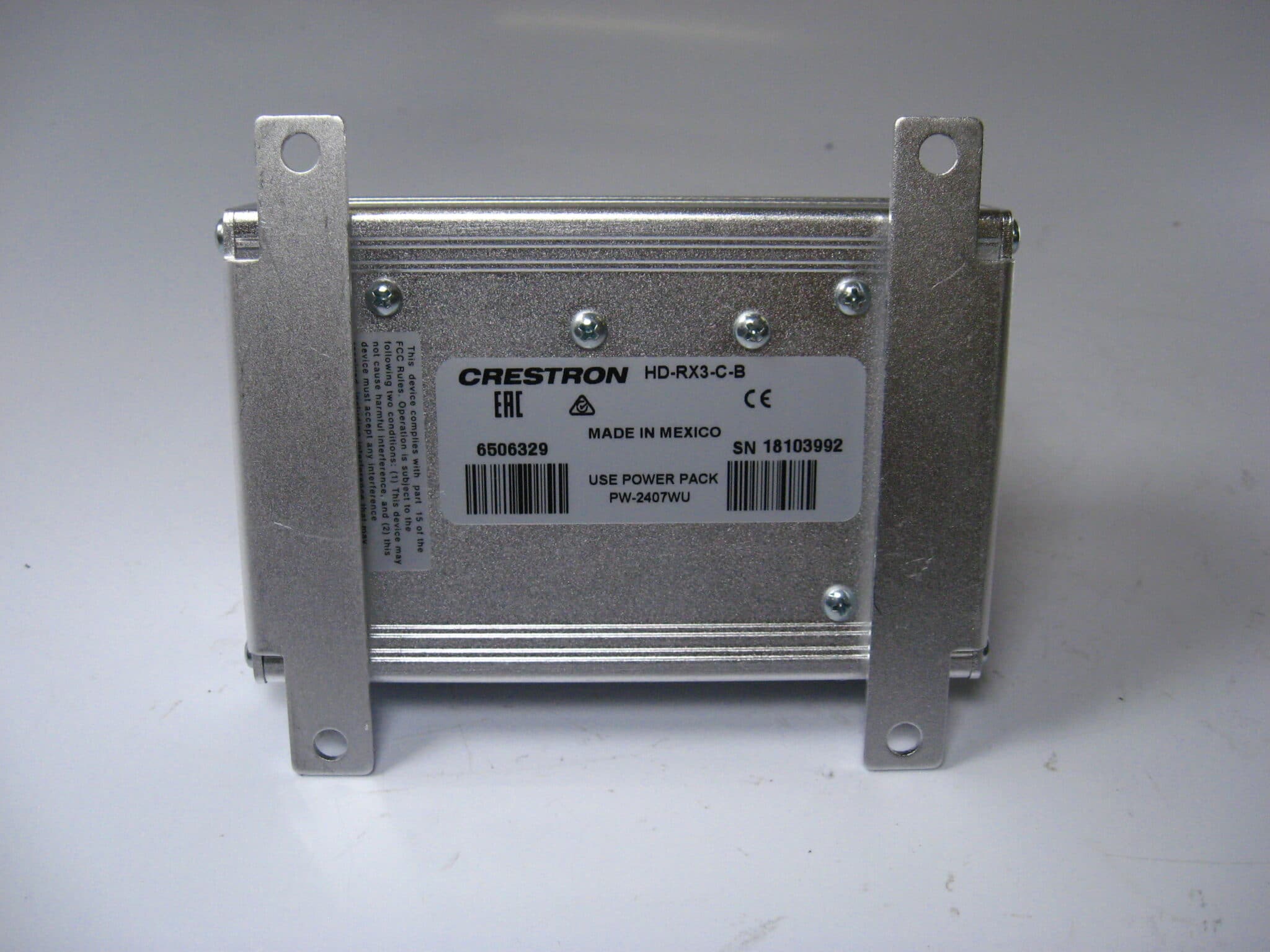 Crestron HD-RX3-C-B & HD-TX3-C-B Twisted Pair HDMI Receiver ...