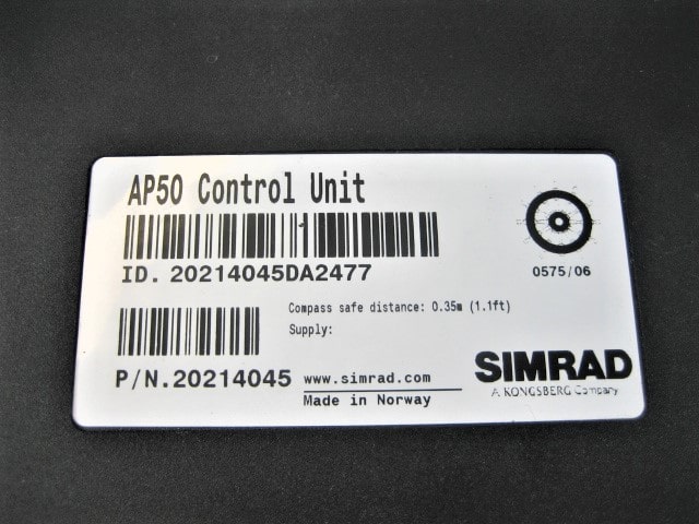 Simrad AP50 Control Head f/J50 Autopilot System-TESTED - 90 DAY WARR ...