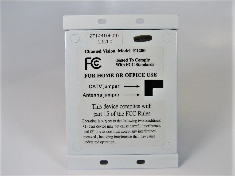 Channel Vision - 1 Input Micro Video/Audio RF Modulator - E1200 - New ...