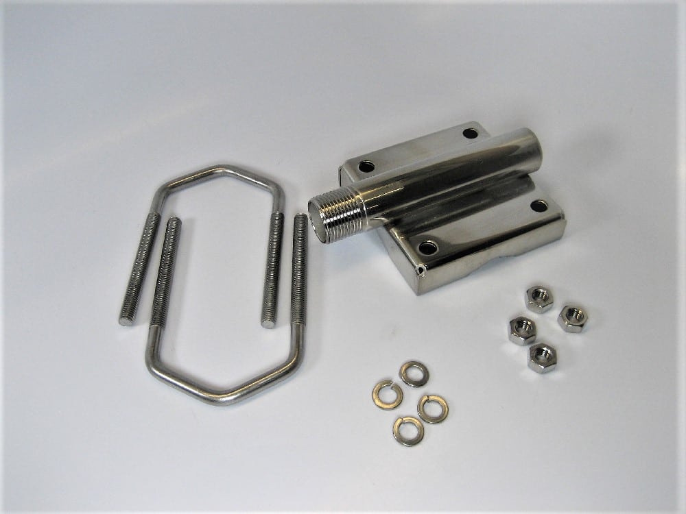 Beam - Iridium Stainless Steel Antenna Mast/Pole/Rail Mount For RST210 ...