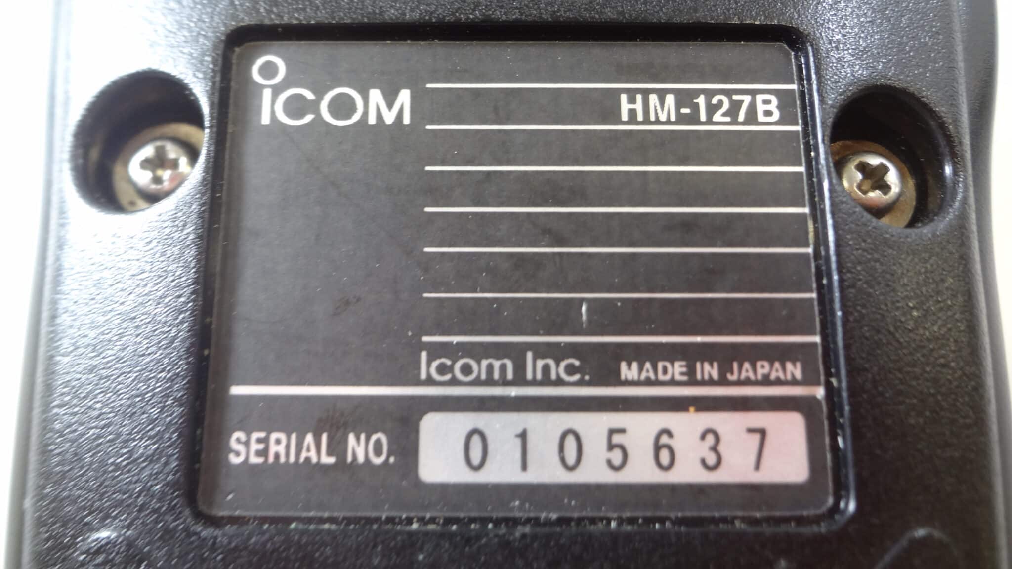 ICOM HM-127B Command Mic Rebuilt Cable f/ IC-M502 504 602 402 422 ...