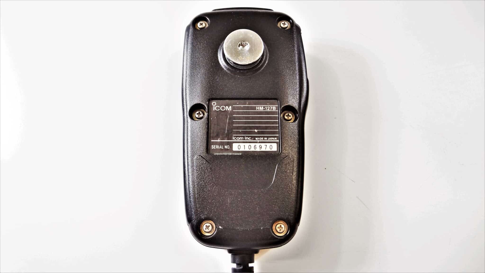 ICOM HM-127B Command Mic Original Cable f/ IC-M502 504 602 402 422 ...