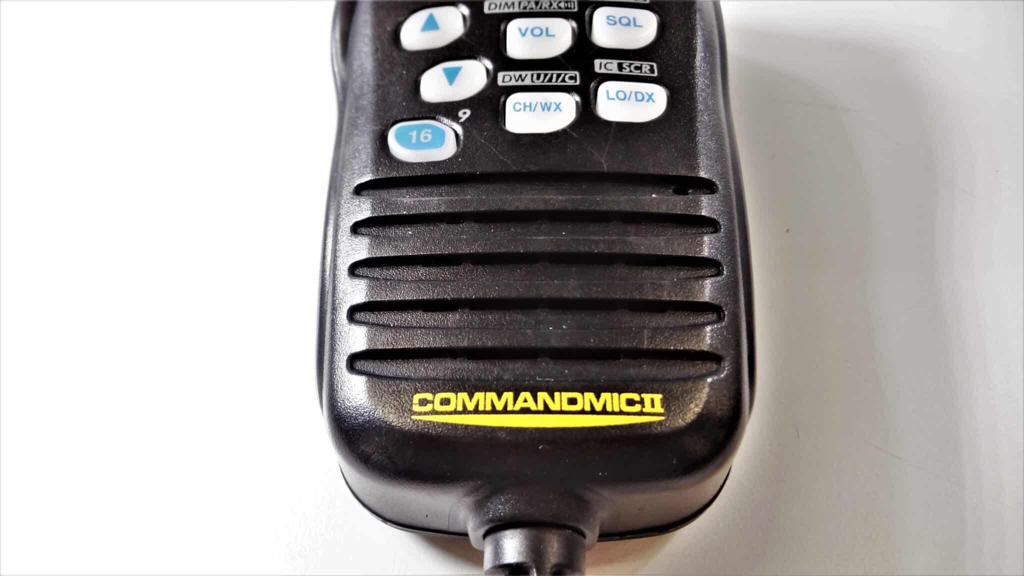 ICOM HM-127B Command Mic Original Cable f/ IC-M502 504 602 402 422 ...