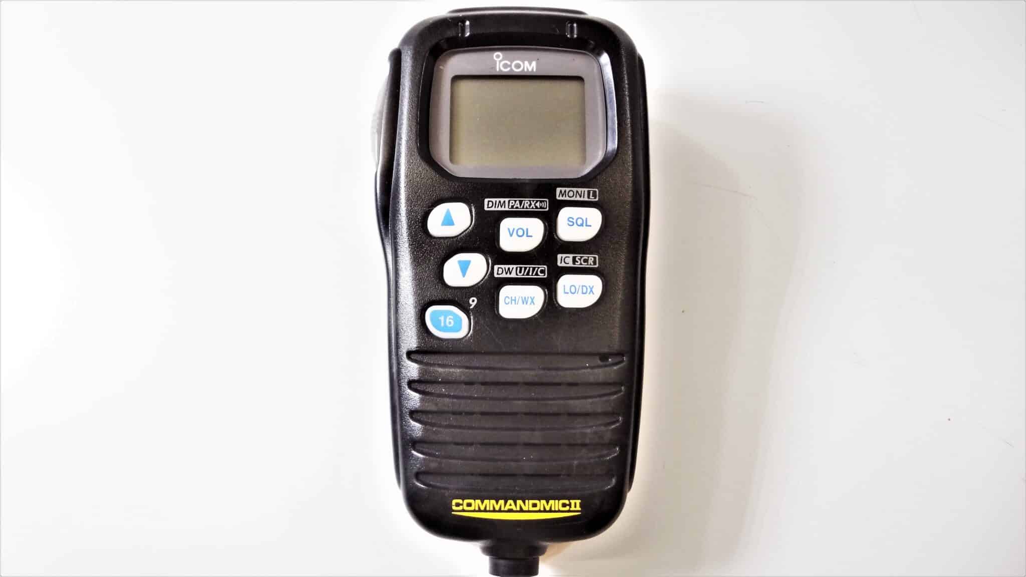 ICOM HM-127B Command Mic Original Cable f/ IC-M502 504 602 402 422 ...