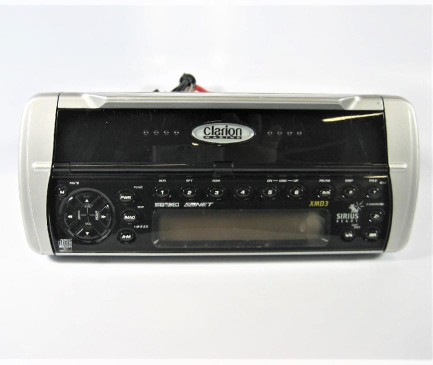 Clarion XDM3 Marine/Boat CD/AM/FM/Sirius Audio Receiver - Used - TESTED ...